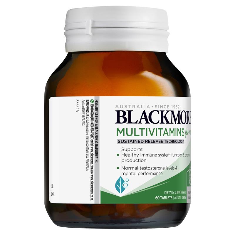 Buy Blackmores Sustained Release Multi For Men 60 Tablets Online at Chemist Warehouse®