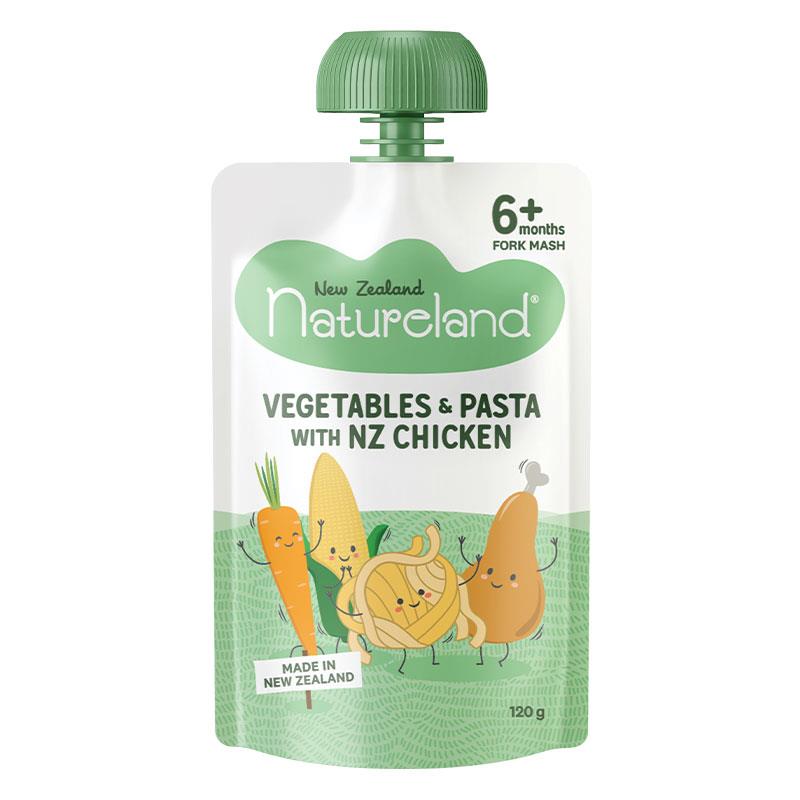 Buy Natureland Vegetables & Pasta With NZ Chicken 120g Online at ...