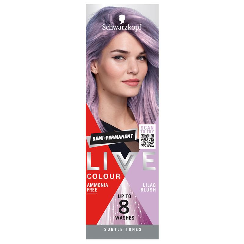 Buy Schwarzkopf Live Colour Pastels Lilac Blush 75ml Online at Chemist ...