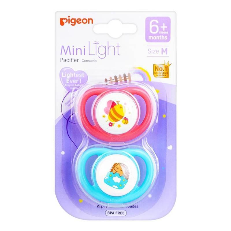 Buy Pigeon Mini Light Pacifier Twin Pack M Online at Chemist Warehouse®