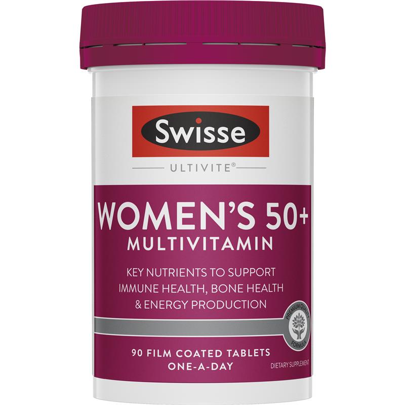 Buy Swisse Women's Multivitamin 50+ 90 Tablets Online at Chemist Warehouse®