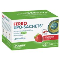 Buy Ferro Lipo-Sachets Iron Supplement 30 Pack Online at Chemist Warehouse®
