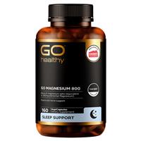 Buy GO Healthy Magnesium 800mg 160 VegeCapsules Exclusive Size Online ...