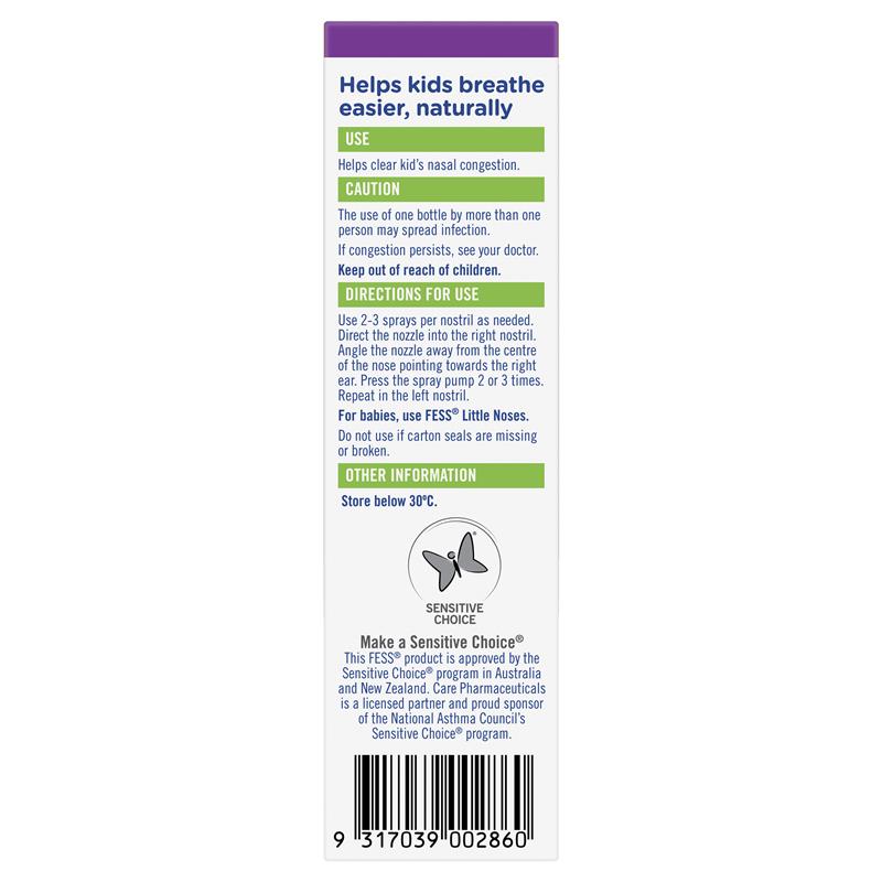Buy Fess Children's Nasal Spray 20ml Twin Pack Exclusive Size Online at ...