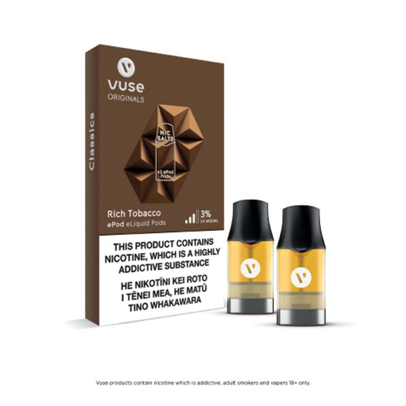Buy Vuse ePod Rich Tobacco 3%/34mg Online at Chemist Warehouse®