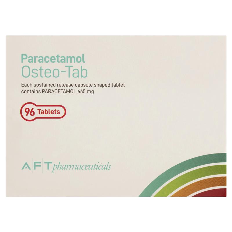 Buy Paracetamol Osteo SR 665mg 96 Tablets (Pharmacist Only) Online at ...
