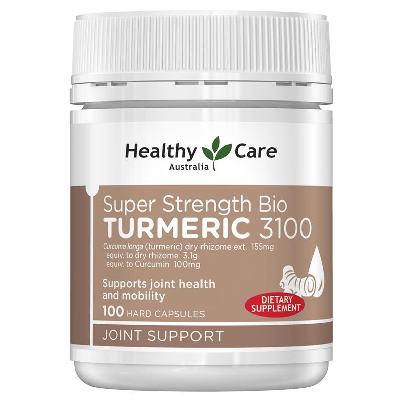 Buy Healthy Care Turmeric 3,100 100 Capsules Online at Chemist Warehouse®