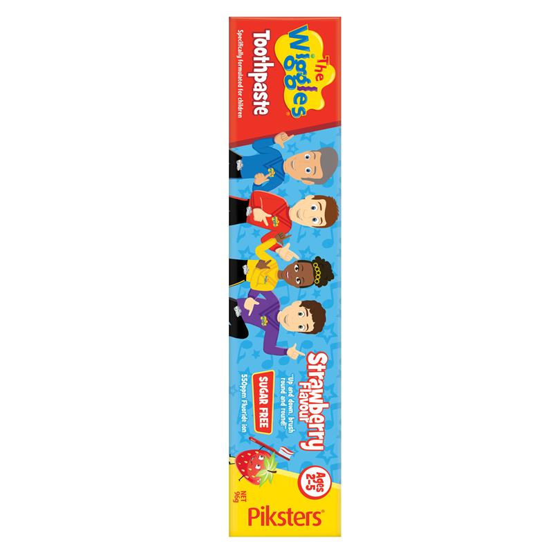 Buy Piksters The Wiggles Toothpaste Strawberry 96g Online at Chemist ...