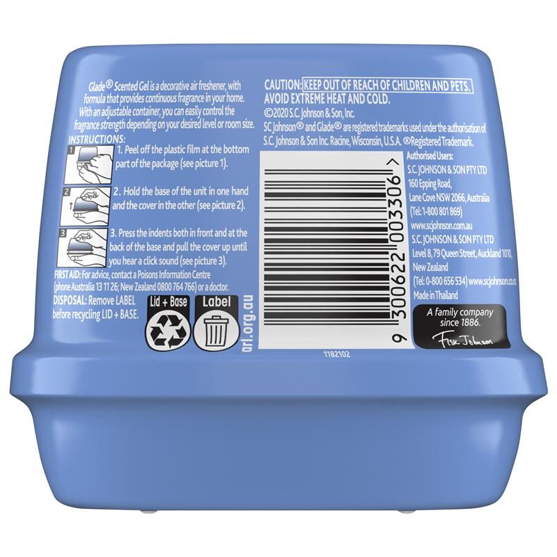 Buy Glade Solid Gel Clean Linen 180g Online at Chemist Warehouse®