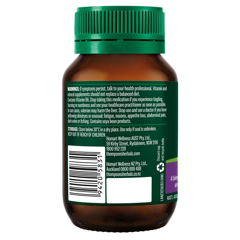 Buy Thompson's B Complex Plus Herbs 60 Tablets Online at Chemist Warehouse®