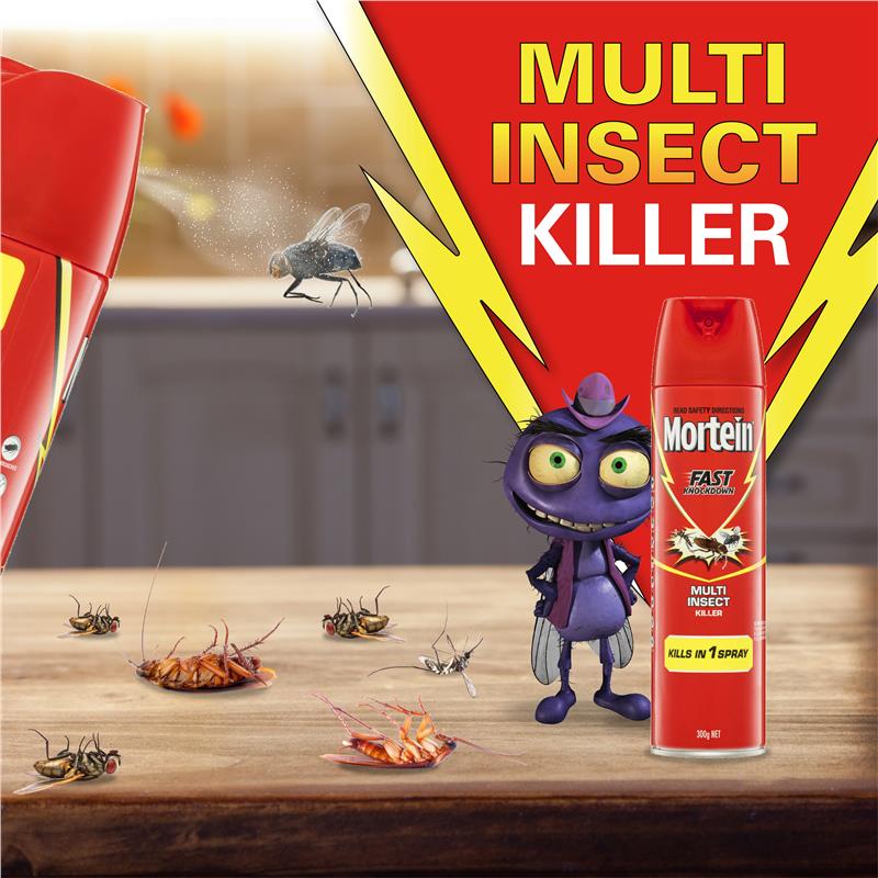 Buy Mortein Fast Knockdown Insect Control Spray 300g Online at Chemist ...