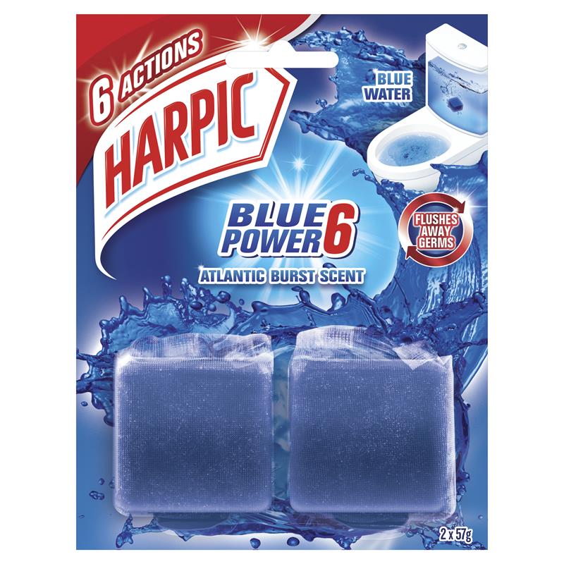 Buy Harpic Active Toilet Block In Cistern Blue 2 Pack Online at Chemist ...