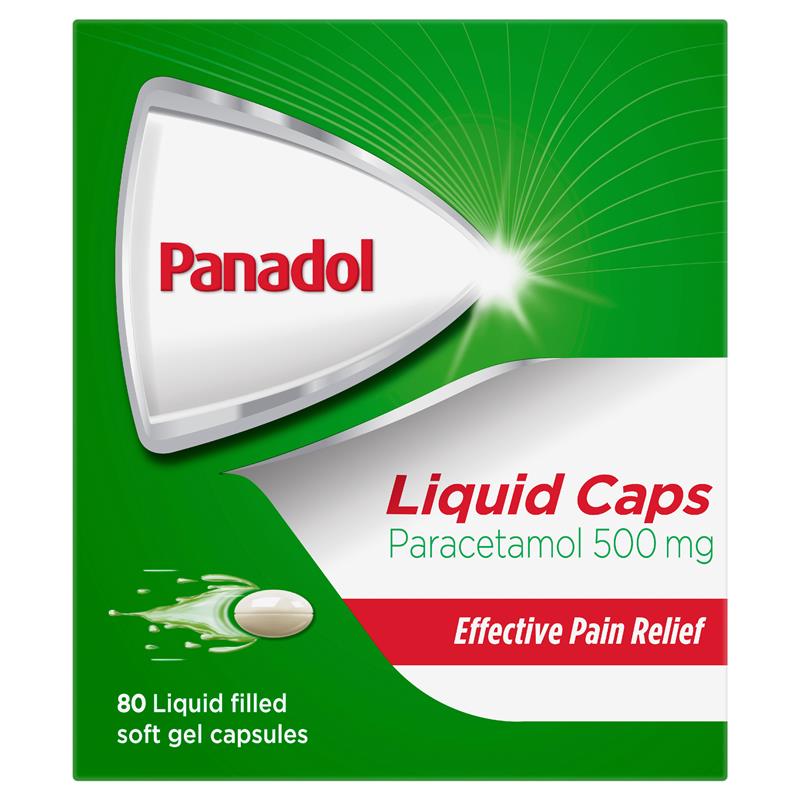 Buy Panadol Liquid Soft Gel 80 Capsules Online at Chemist Warehouse®