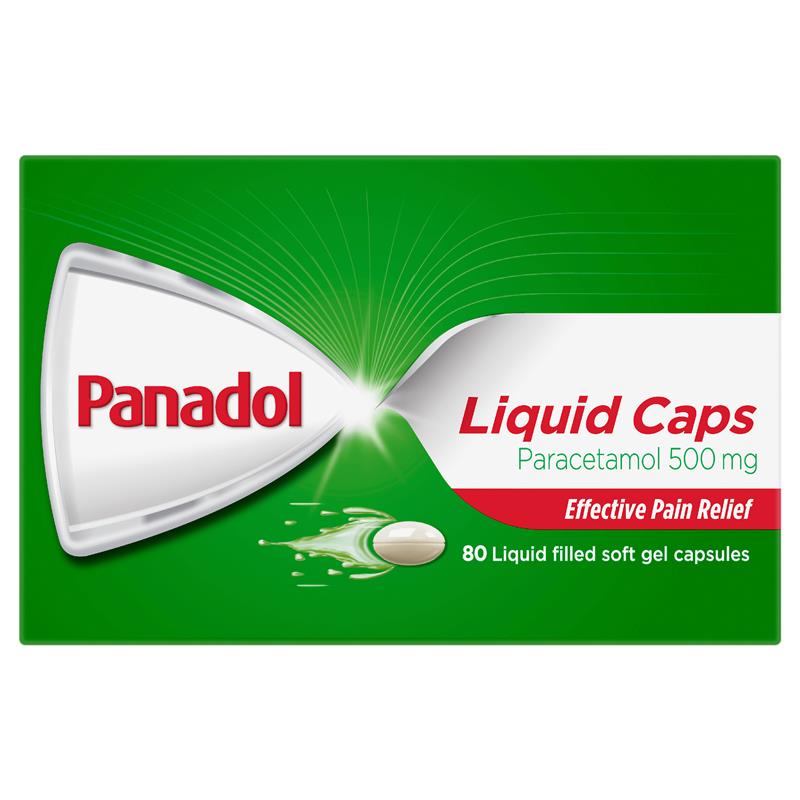 Buy Panadol Liquid Soft Gel 80 Capsules Online at Chemist Warehouse®