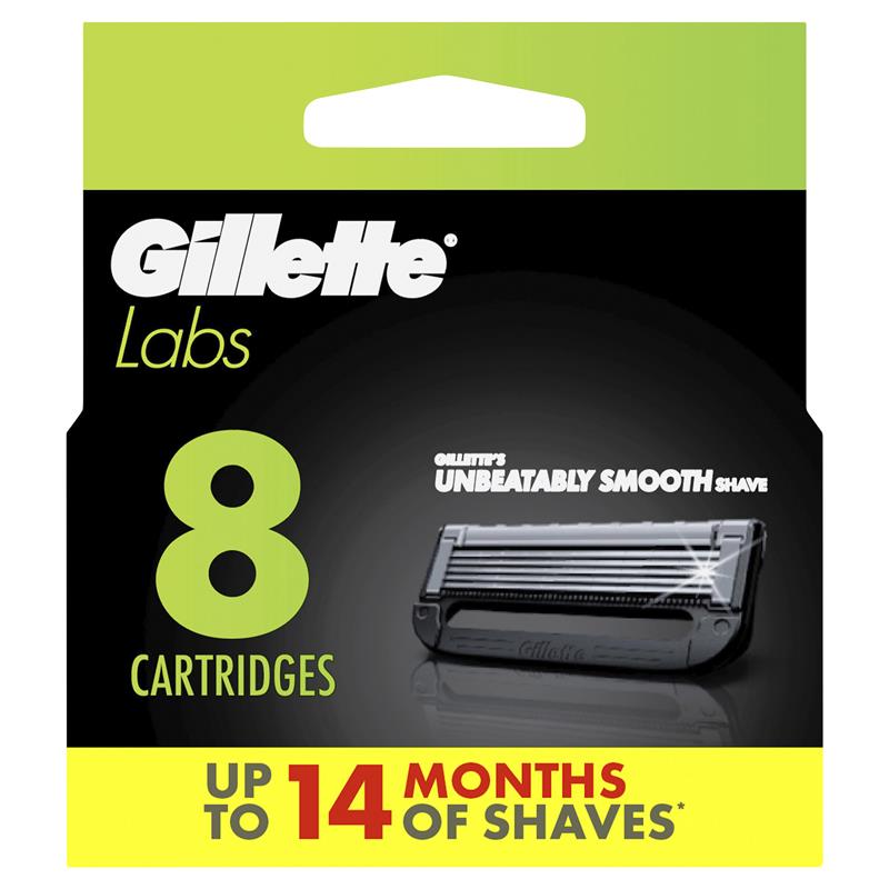Buy Gillette Labs Cartridges 8 Pack Online at Chemist Warehouse®