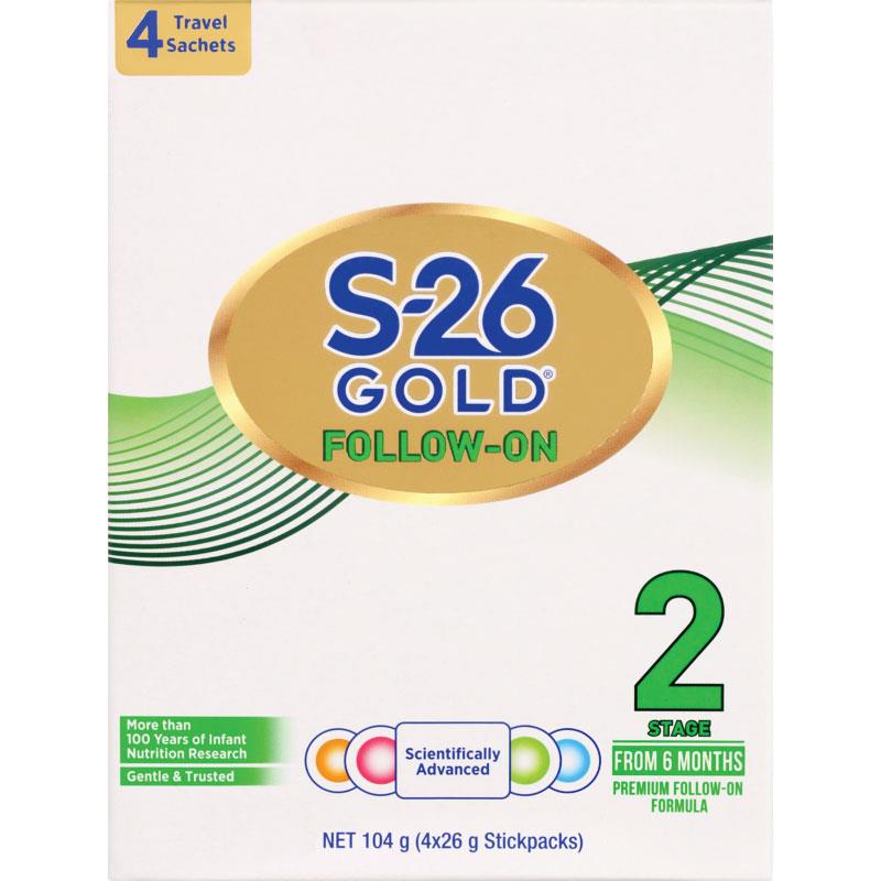 Buy S26 Gold Follow On Stick Pack 4x26g Online at Chemist Warehouse®