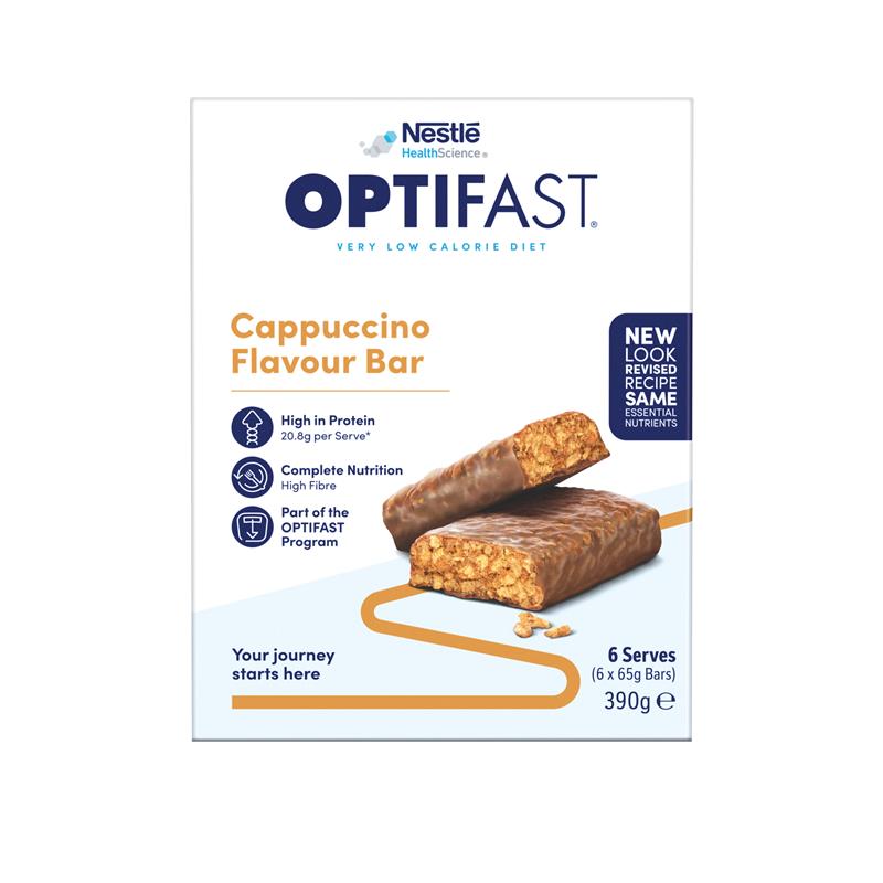 Buy Optifast VLCD Bars Cappuccino 6 x 65g Online at Chemist Warehouse®