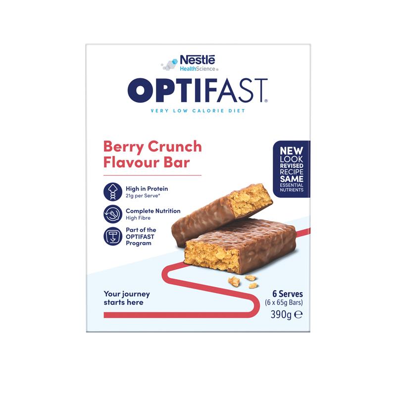 Buy Optifast VLCD Bars Berry Crunch 6 x 65g Online at Chemist Warehouse®