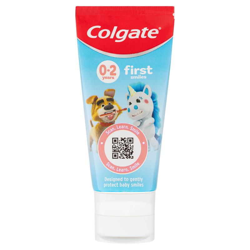 Buy Colgate Kids Baby Toothpaste 0 - 2 Years Strawberry Flavour 50ml ...