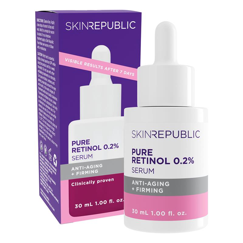 Buy Skin Republic Pure Retinol 0.2% Serum 30ml Online at Chemist Warehouse®