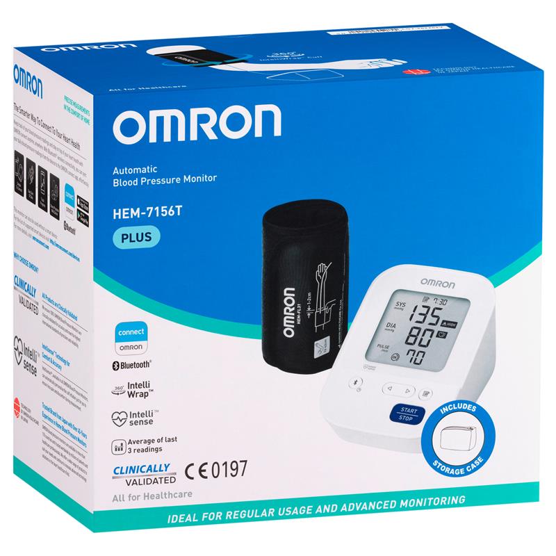 Buy Omron HEM7156T Plus Blood Pressure Monitor Online at Chemist Warehouse®