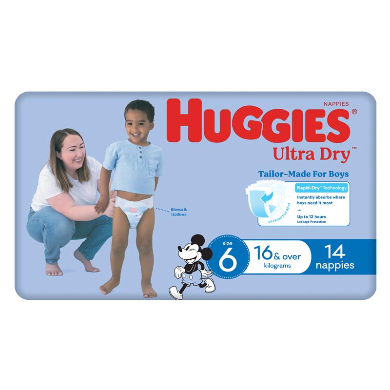 Buy Huggies Convenience Pack Junior 14 Boy Online at Chemist Warehouse®