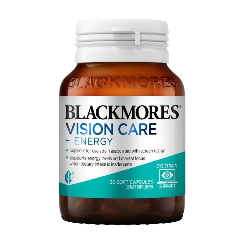 Buy Blackmores Vision Care + Energy 30 Capsules Online at Chemist ...