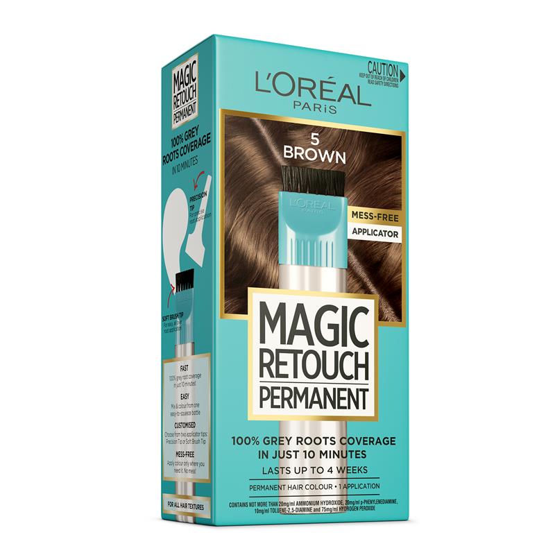 Buy Loreal Magic Retouch Permanent 5 Brown Online at Chemist Warehouse®