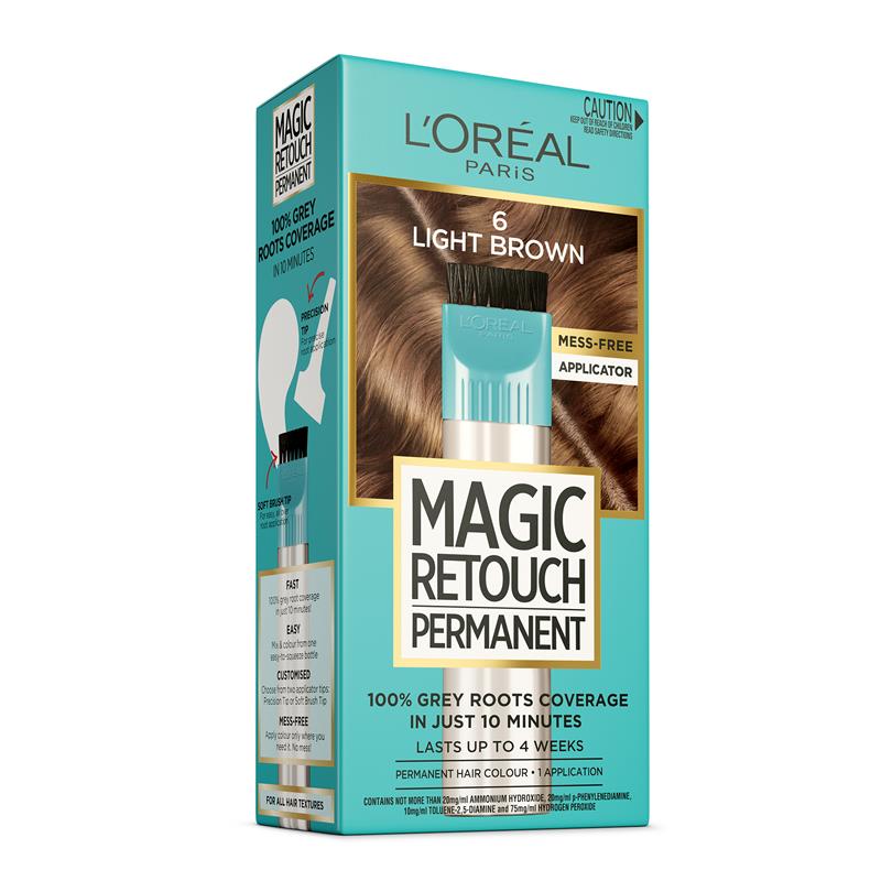 Buy Loreal Magic Retouch Permanent 6 Light Brown Online at Chemist ...