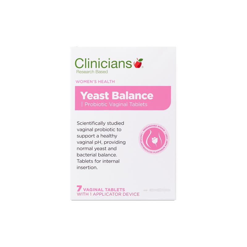Buy Clinicians Yeast Balance 7 Vaginal Tablets Online at Chemist Warehouse®