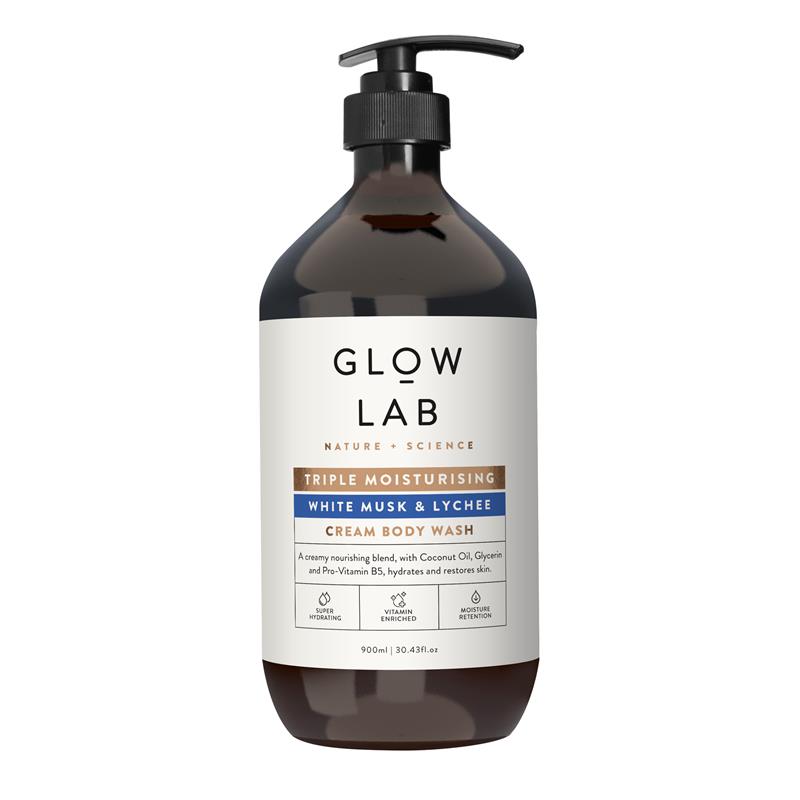 Buy Glow Lab Body Wash Triple Moisturising 900ml Online at Chemist ...