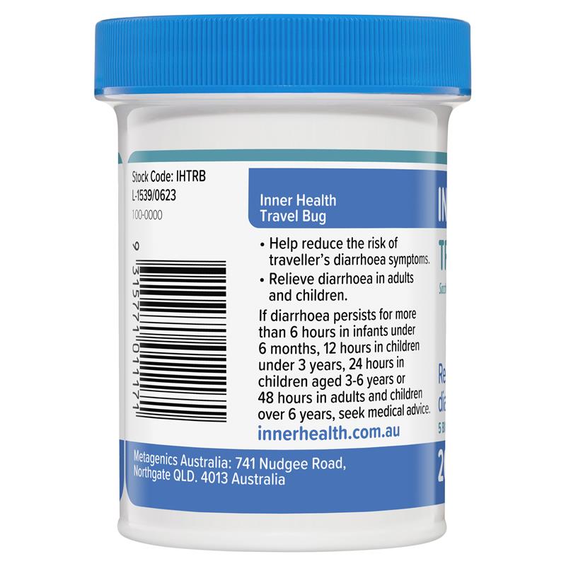 Buy Inner Health Travel Bug 20 Capsules Online at Chemist Warehouse®