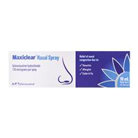 Buy Maxiclear Xylometazoline 1mg/ml Nasal Spray 10ml Online at Chemist ...