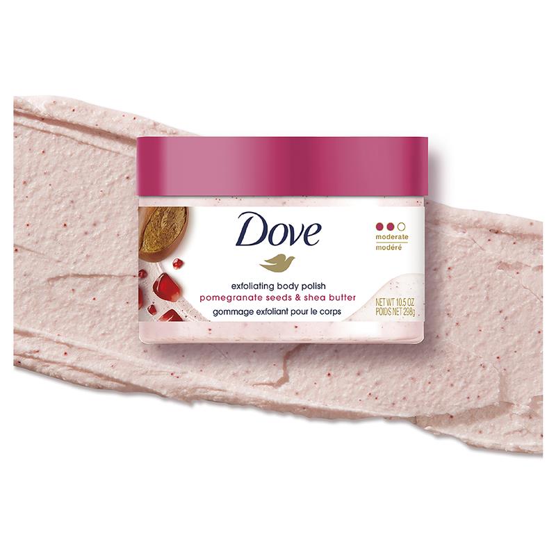 Buy Dove Exfoliating Body Polish Pomegranate & Shea Butter 298g Online ...