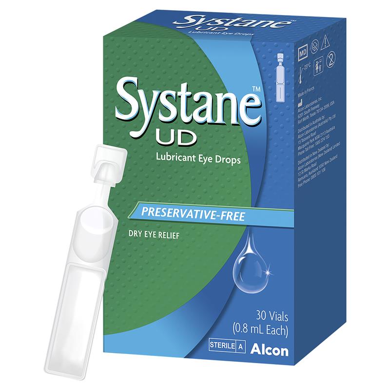 Buy Systane Lubricant Eye Drops 0.8ml x 30 Vials Online at Chemist ...