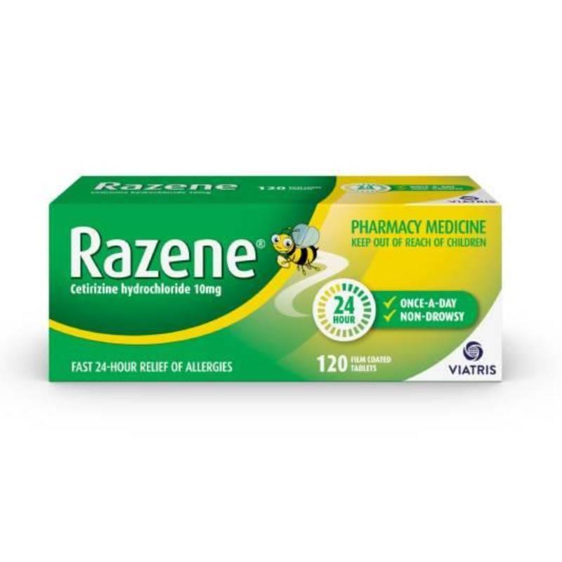 Buy Razene 10mg 120 Tablets Exclusive Size Online at Chemist Warehouse®