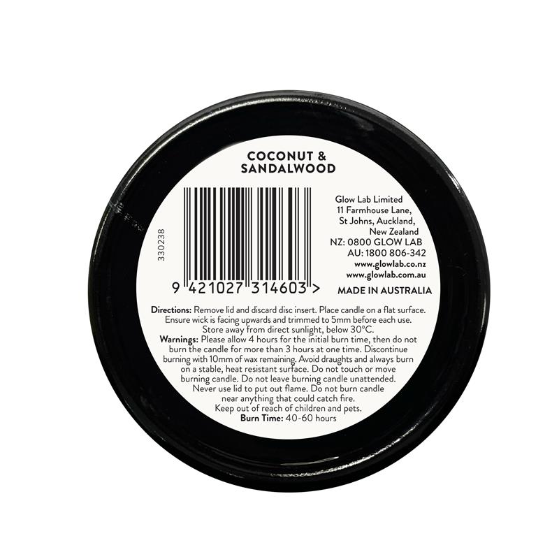 Buy Glow Lab Candle Coconut & Sandalwood 270g Online at Chemist Warehouse®