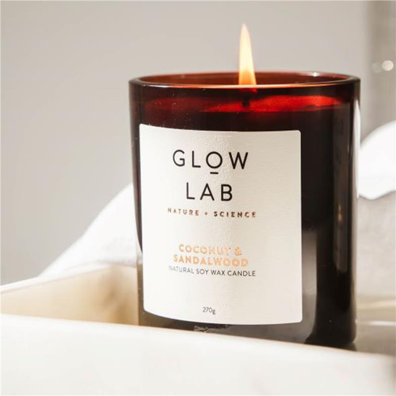 Buy Glow Lab Candle Coconut & Sandalwood 270g Online at Chemist Warehouse®