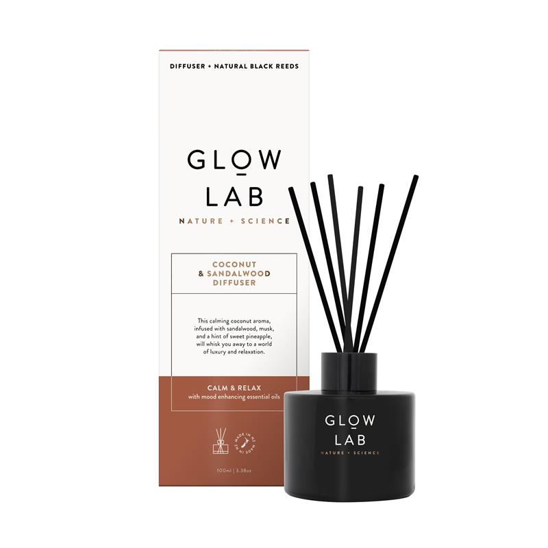 Buy Glow Lab Diffuser Coconut & Sandalwood 100ml Online at Chemist ...