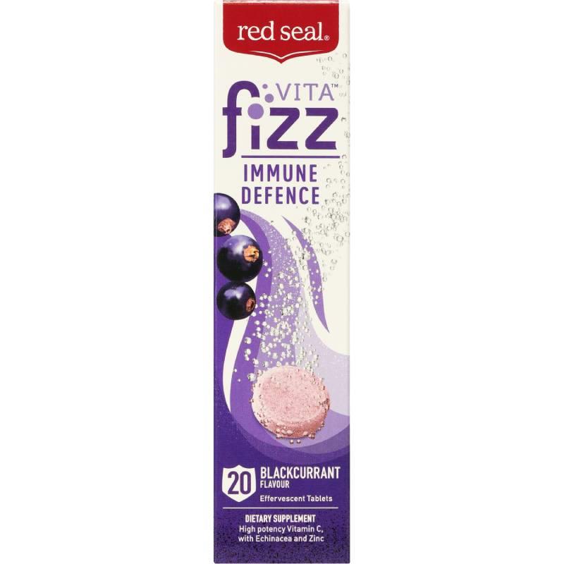 Buy Red Seal VitaFizz Immune Defence Blackcurrant 20 Effervescent ...