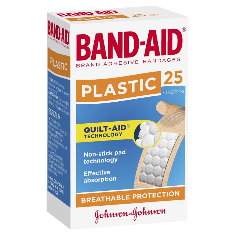 Buy Band-Aid Plastic Strips 25 Pack Online at Chemist Warehouse®