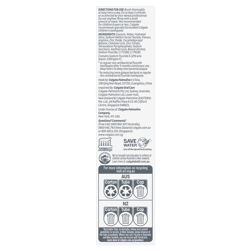 Buy Colgate Toothpaste Total Plaque Release Farm-Grown Mint 95g Online ...