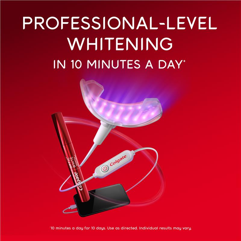 Buy Colgate Optic White LED Flex Light Teeth Whitening Kit Online at ...