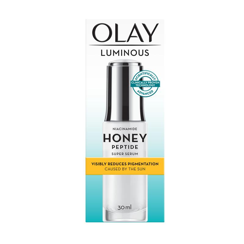 Buy Olay Luminous Niacinamide Honey Peptide Super Serum 30ml Online at Chemist Warehouse®