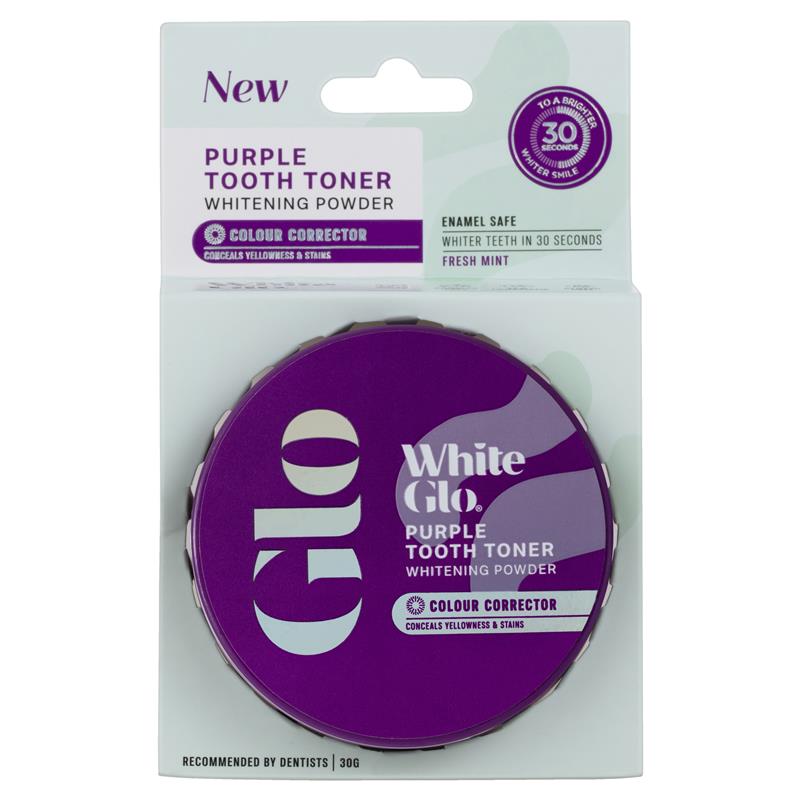 Buy White Glo Purple Tooth Toner Powder 30g Online at Chemist Warehouse®
