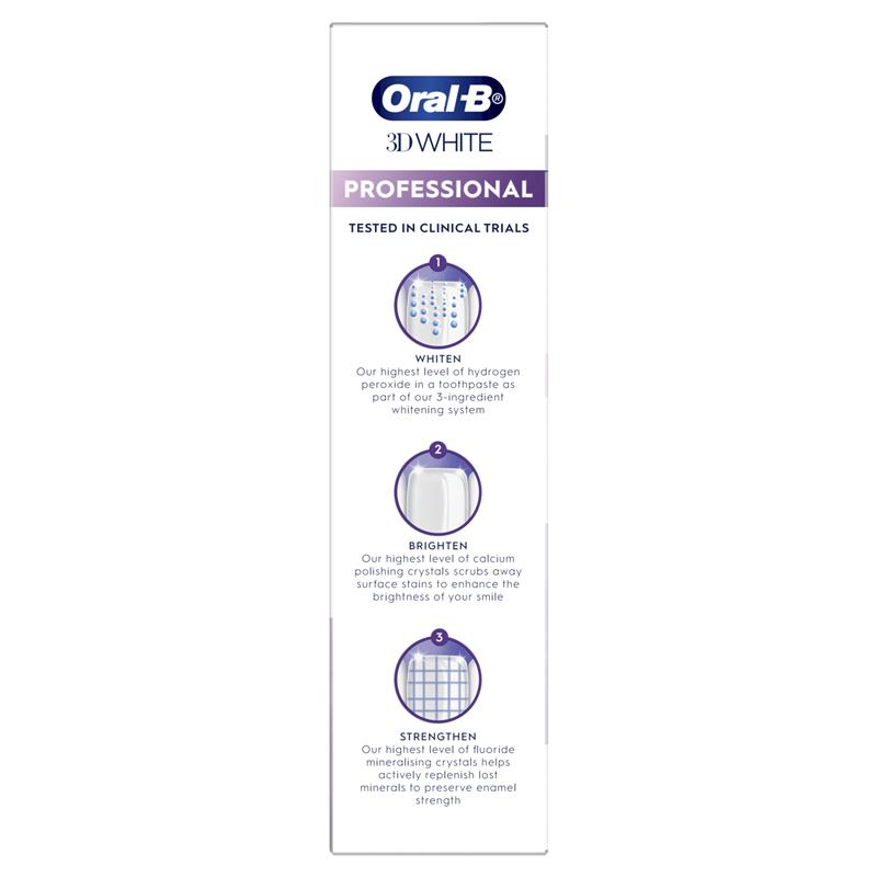Buy Oral B Toothpaste 3D White Profesional Diamond Clean 85g Online at ...