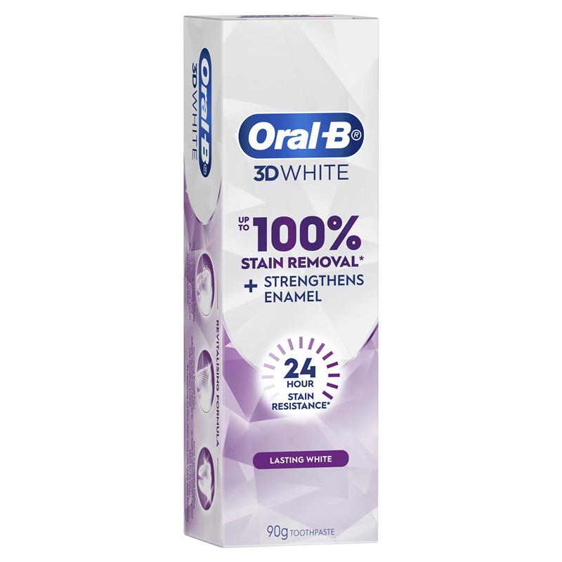 Buy Oral B Toothpaste 3D White Professional Enamel Strong 90g Online at ...