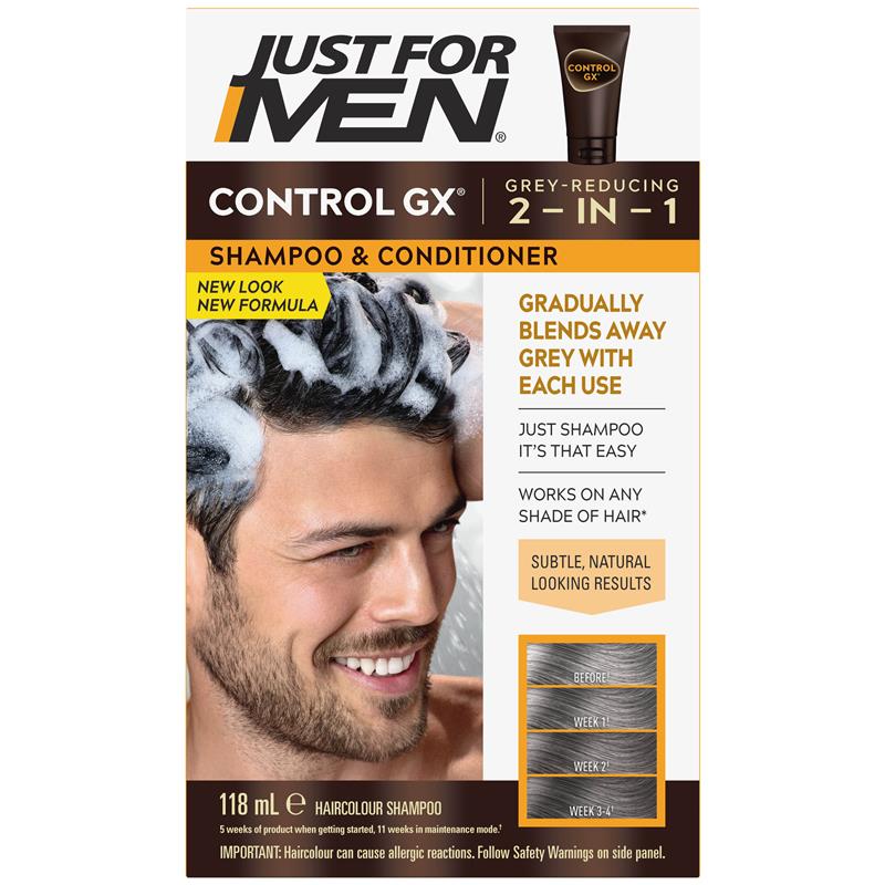 Buy Control GX Grey Reducing 2-In-1 Shampoo & Conditioner 118ml Online ...