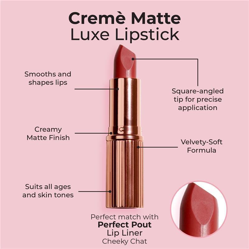 Buy MCoBeauty Matte Lipstick Cheeky Chat Online at Chemist Warehouse®
