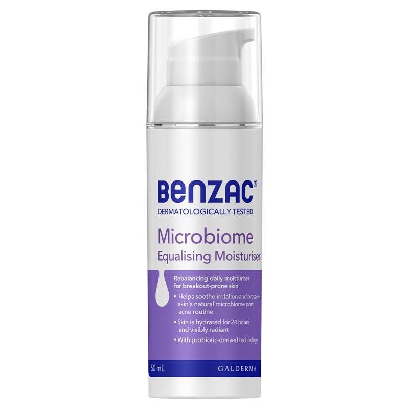Buy Benzac Microbiome Equalising Moisturiser 50ml Online at Chemist ...